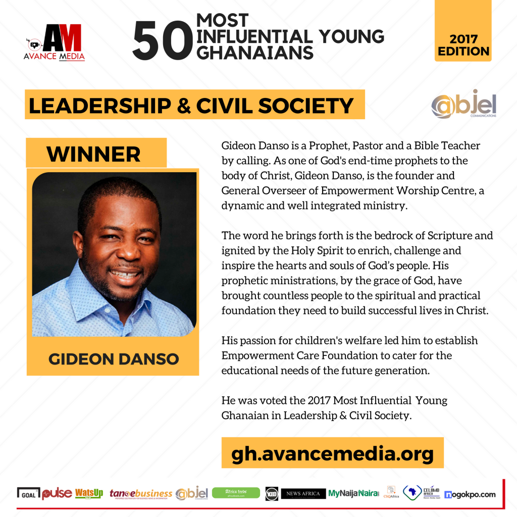 Avance Media | Gideon Danso voted 2017 Most Influential Young Ghanaian ...
