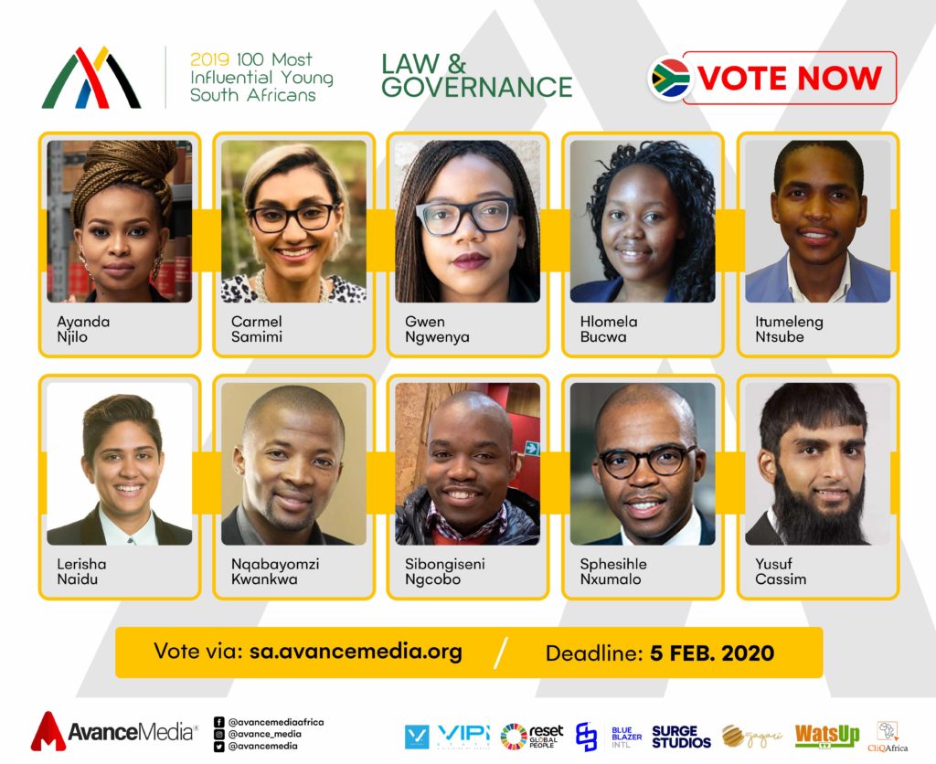 Avance Media | Profiles: 2019 100 Most Influential Young South Africans